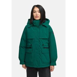 Marikoo Damen Winterjacke "Shigaraa", gr&uuml;n, Gr. XXXL, Obermaterial: 100% Polyester. Futter: 100% Polyester. Wattierung: 100% Polyester. &Auml;rmelfutter: