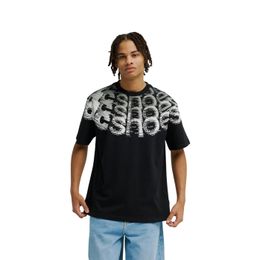 DC Shoes Herren T-Shirt "DC Omega 2", schwarz-wei&szlig;, Gr. XL, Obermaterial: 75% Baumwolle, 25% Baumwolle., Shirts