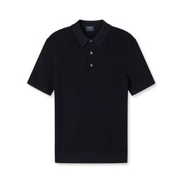 OLYMP Herren Poloshirt, schwarz, Gr. XXL, Strick, Obermaterial: 89% Baumwolle, 11% Polyamid, Shirts