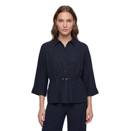 Betty Barclay Damen Klassische Bluse "Damen mit Tunnelzug"dunkelblau, Gr. 40, Obermaterial: 99% Polyester, 1% Elasthan, Blusen