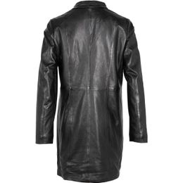 Mauritius Damen Ledermantel "MWCita", schwarz, Gr. L, unifarben, Obermaterial: 100% Schafsleder. Futter: 100% Polyester. &Auml;rmelfutter: 100% Polyester,