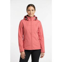 Icepeak Damen Softshelljacke "BOISE", rosa, Gr. 42, Obermaterial: 100% Polyester, Jacken, wasserabweisendes Material, atmungsaktiv, Wassers&auml;ule 8000