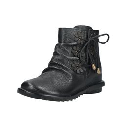 Laura Vita Damen Schn&uuml;rstiefelette "Laura Vita Stiefelette Leder", Gr. 37, schwarz, Leder, Schuhe