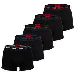 Hugo Boxershort Herren Gr&ouml;&szlig;e XL lila / cranberry / schwarz / wei&szlig;