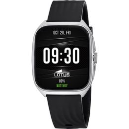 Lotus Herren Smartwatch "Smartwatch"schwarz, schwarz, Smartwatches, Armbanduhr,Herrenuhr,Bluetooth,Steuerung der Smartphone-Kamera,Wecker