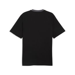 Puma Herren T-Shirt "SPORT RELAXED BLOCKING TEE"Puma schwarz, Gr. L, unifarben, Jersey, Obermaterial: 100% Baumwolle, Shirts, mit Rundhalsausschnitt,
