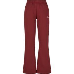 Karl Kani Damen Jogginghose "Karl Kani Kani Script Sweatpants", rot, Gr. S, unifarben, 70% Baumwolle, 30% Polyester, Hosen
