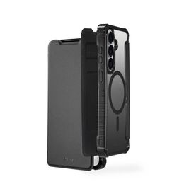 Hama Smartphone-H&uuml;lle "Handytasche f&uuml;r Samsung Galaxy S26+, klappbar", Smartphones, schwarz, H&uuml;llen, Sturz- & kratzfest, Magnetverschluss, Wireless