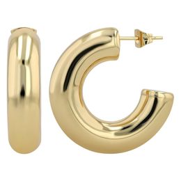 Adelia&acute;s ADELIA ́S Damen Paar Ohrh&auml;nger "Ohrringe &ndash; Ohrstecker aus Edelstahl", gold, Edelstahl, Ohrringe, Perfekt als Geschenk zum Jubil&auml;um