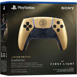 Playstation 5 DualSense Wireless-Controller "007 First - Light Limited Edition Gold", gold, Spielecontroller
