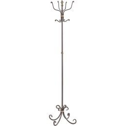 Garderobenst&auml;nder HAKU, B:0cm H:180cm T:180cm &Oslash;:46cm, grau, Schlafzimmer, Garderobenst&auml;nder, "Kleiderst&auml;nder, Standgarderobe", freiform - aus Metall