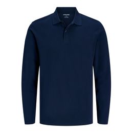 Jack & Jones JACK & JONES Herren Poloshirt "JJKANE POLO LS"navy blazer, Gr. XXL, Jersey, Obermaterial: 60% Baumwolle, 40% Polyester, Shirts, Baumwollmischung,