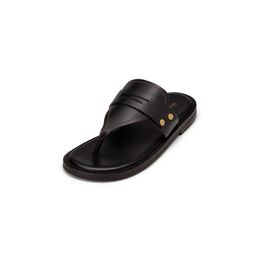Marc O'Polo MARC O'POLO Damen Sandale "aus hochwertigem Rindleder", Gr. 40, schwarz, Obermaterial: 100% Leder, unifarben, Schuhe