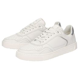 Sioux Damen Sneaker "Maites sneaker 001", Gr. 44, silber, Obermaterial: 50% Lammnappaleder LANA. 50% Ziegenleder goatskin. 100% Gummi rubber., Schuhe
