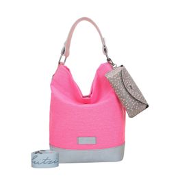 Damen Schultertasche "Izzy07-Olga", Fritzi aus Preussen, pink, 55% Baumwolle, 45% Polyester, unifarben, Taschen, mit Magnetverschluss