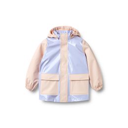 Wheat Kinder Outdoorjacke "Wheat Rainwear Otu Jacket", rosa, Gr. 98, mehrfarbig, 100% Polyester, Jacken, reflektierend