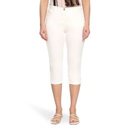 Betty Barclay Damen Stoffhose "Damen Slim Fit", wei&szlig;, Basic, Gr. 42, Obermaterial: 97% Baumwolle, 3% Elasthan, Hosen