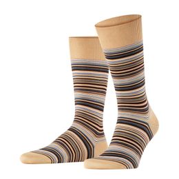 Falke Damen Socken "Microblock", Gr. 43, beige, Obermaterial: 91% Baumwolle CO. 6% Polyamid PA. 3% Elasthan EL., glatt, Socken