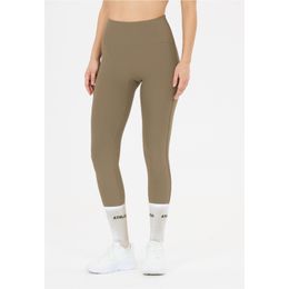 ENDURANCE ATHLECIA ATHLECIA Damen Funktionstights "Thrine"camelfarben, Gr. 34, unifarben, 78% Polyamid, 22% Elasthan, Hosen, mit eng anliegendem Schnitt