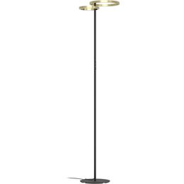Eglo Stehlampe "CASTELPOTO 1 Stehlampe - Stahl - LED;LED - 16W;12W - IP20", 2, H: 180cm, 1 Stk., schwarz, Wohnzimmer, Leuchten, Standleuchte,