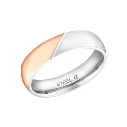 Amor Damen Fingerring "Klassisch", 64, Edelstahl, gold, Edelstahl, Fingerringe, Made in Germany