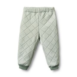Wheat M&auml;dchen Stoffhose "Wheat Thermo Pants Alex", gr&uuml;n, Gr. 86, unifarben, 100% Polyester (Recycelt), Hosen