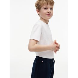 Tommy Hilfiger M&auml;dchen Jogger Pants, blau, Gr. 4, unifarben, Web, Obermaterial: 73% Baumwolle, 25% Viskose, 2% Elasthan, Hosen, Kinder bis 16 Jahre