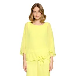 Betty Barclay Damen Chiffonbluse "Damen unifarben"gelb, Gr. 38, Obermaterial: 100% Polyester. Futter: 65% Polyester, 35% Viskose, Blusen
