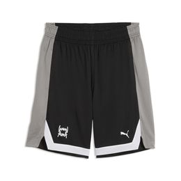Puma Damen Sporthose "Funtals Mesh 8" Basketballshorts Herren", schwarz-wei&szlig;, Gr. S, Obermaterial: 100% Polyester. Futter: 100% Polyester.