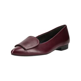 Paul Green Damen Ballerina "Paul Green Ballerinas Leder", Gr. 38,5, rot, Leder, Schuhe