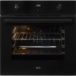 AEG Backofen "BEE43511AB", B:59,4cm H:59cm T:56cm, schwarz, K&uuml;che, Back&ouml;fen, Hei&szlig;luft: Gleichm&auml;&szlig;iges Garen auf 3 Ebenen: ideal f&uuml;r Mehrblech‐Backen
