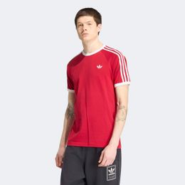 Herren T-Shirt "3S TEE", rot, Gr. L, adidas originals, Obermaterial: 100% Baumwolle, Shirts