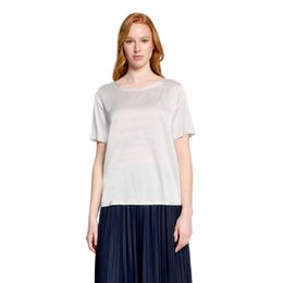 Betty Barclay Damen Schlupfbluse "Damen mit Rundhalsausschnitt", wei&szlig;, Gr. 40, Obermaterial: 97% Polyester, 3% Elasthan, Blusen