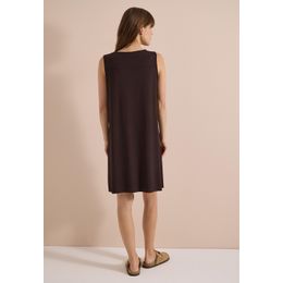 Cecil Damen Sommerkleidbraun cacao, Gr. XXL, unifarben, Stoff, 95% Viskose, 5% Elasthan, Kleider, soft und trageangenehm