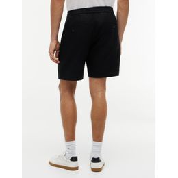 Tommy Hilfiger Herren Chinoshorts "DOVER", schwarz, Gr. 32, Web, Obermaterial: 71% Leinen, 29% Polyester, Hosen, aus Leinenmix, elastischer Bund