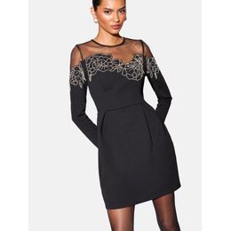 Lipsy Kleid Damen Gr&ouml;&szlig;e 42 schwarz / wei&szlig; Sommerkleid