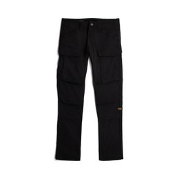 G-Star Raw G-STAR Herren Cargohose "Cargohose 3D Regular Tapered", schwarz, Gr. 33, Obermaterial: 99% Baumwolle, 1% Elasthan, Hosen