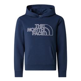 The North Face Kinder Kapuzensweatshirt "TEEN DREW PEAK LIGHT REG HOODIE", blau, Gr. M, Obermaterial: 68% Baumwolle, 32% Polyester, Sweatshirts, f&uuml;r