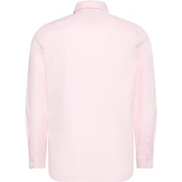 Calvin Klein Herren Langarmhemd "LONG SLEEVE SOLID STRETCH SLIM SHIRT", rosa, Gr. M, Web, Obermaterial: 96% Baumwolle, 4% Elasthan, Hemden, slim fit,