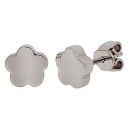 TITANIA Damen Paar Ohrstecker "Titanohrstecker", Titantitanfarben, Titan, Ohrringe