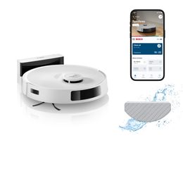 Bosch Saugroboter "Spotless BCRC1W, Saugroboter mit Wischfunktion, 11.000 Pa Saugkraft", B:35,3cm H:9,6cm T:35,1cmwei&szlig;, Saugroboter, Ladestation,