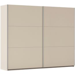 Schwebet&uuml;renschrank Rauch, B:261cm H:210cm T:59cm, beige, Holzwerkstoff, Schr&auml;nke, "Kleiderschrank Dreht&uuml;renschrank Schrank Garderobe KRONACH",