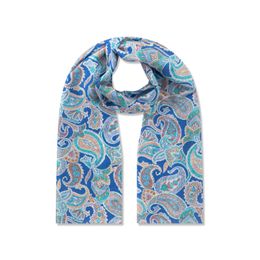 Codello Damen Modetuch "Codello Schal", blau, uni, Obermaterial: 100% Seide silk., Modet&uuml;cher, Seide-Paisley