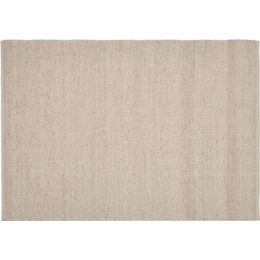 Teppich, B:90cm H:9mm L:160cmbeige, hellbeige, natur, OCI DIE TEPPICHMARKE, Obermaterial: 50% Wolle, 45% Viskose, 5% Polyethylen, Wohnzimmer,