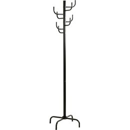 Garderobenst&auml;nder HAKU, B:37cm H:180cm T:37cm &Oslash;:37cm, schwarz, Metall, Schlafzimmer, Garderobenst&auml;nder