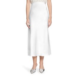 Vera Mont Damen Maxirock "Damen wadenlang", wei&szlig;, Gr. 38, Satin, Obermaterial: 100% Polyester, R&ouml;cke, Material