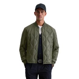 Marc O'Polo MARC O'POLO Herren Outdoorjacke "aus recyceltem Performance-Polyester", gr&uuml;n, Gr. M, unifarben, Obermaterial: 100% Polyester. Futter: 100% Polyester,