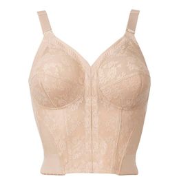 Triumph Damen Lang-BH "Doreen L02 X", Gr. 100, beige, Microtouch, Obermaterial: 79% Polyamid, 13% Elasthan, 8% Baumwolle, BHs, mit Spitzendetails