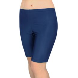 AQUARTI Damen Badehose "Badehose Damen Schwimmradler Badehose gro&szlig;e Gr&ouml;&szlig;en", blau, Gr. 54, Obermaterial: 80% Polyamid PA. 20% Elasthan EL., Badehosen