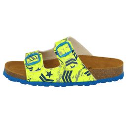 Lico M&auml;dchen Pantolette "Pantolette Bioline Top", Gr. 30, gelb, Synthetik, Schuhe